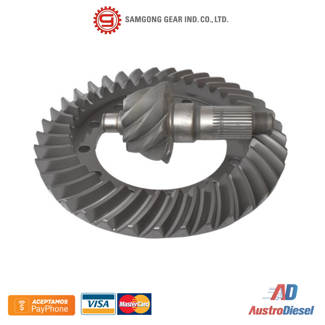 Cono y Corona para Diferencial Hino AK-FF – Relación 8x37, 29 Estrías ...